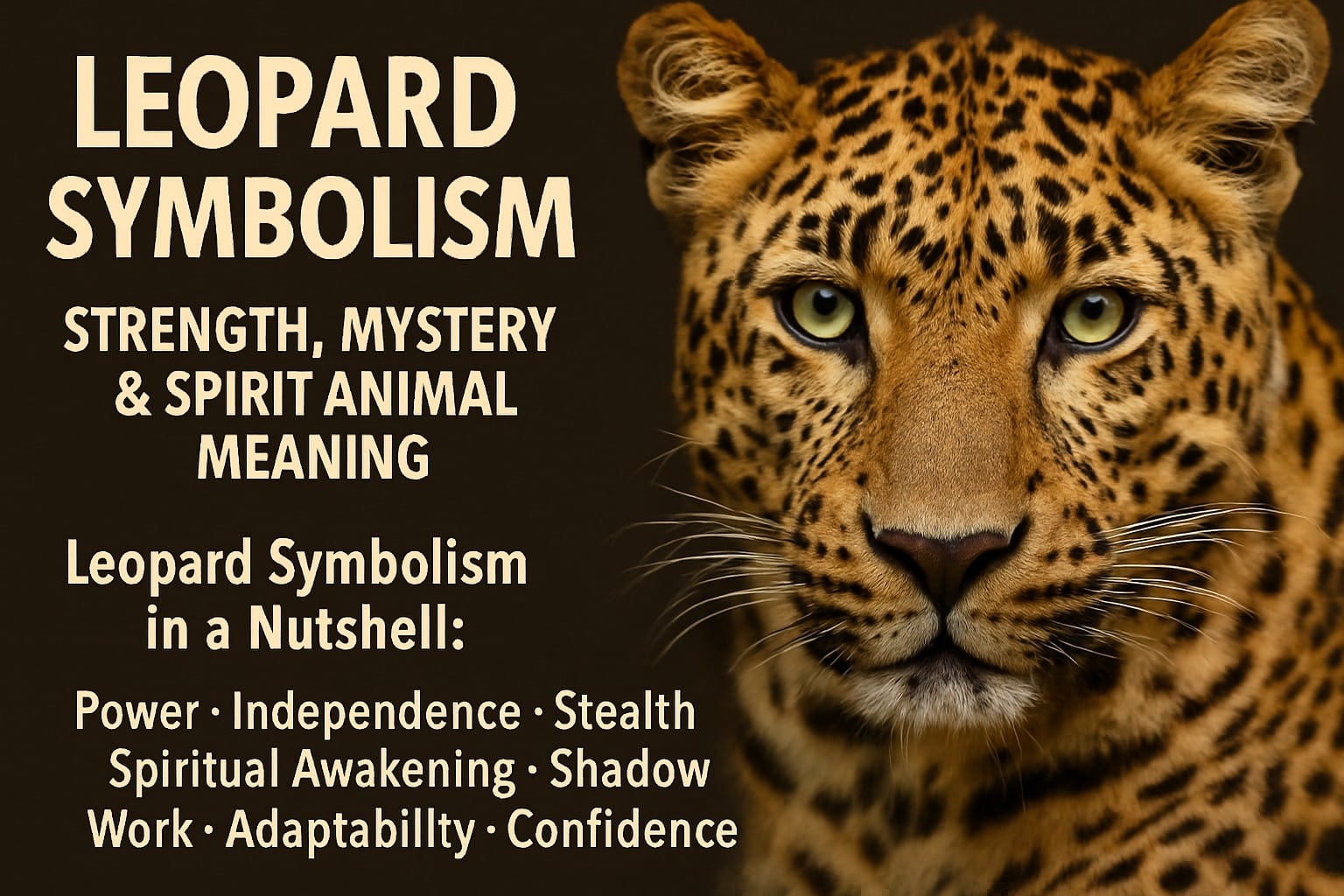 Leopard Symbolism: Strength, Mystery & Spirit Animal Meaning - Know Mastery