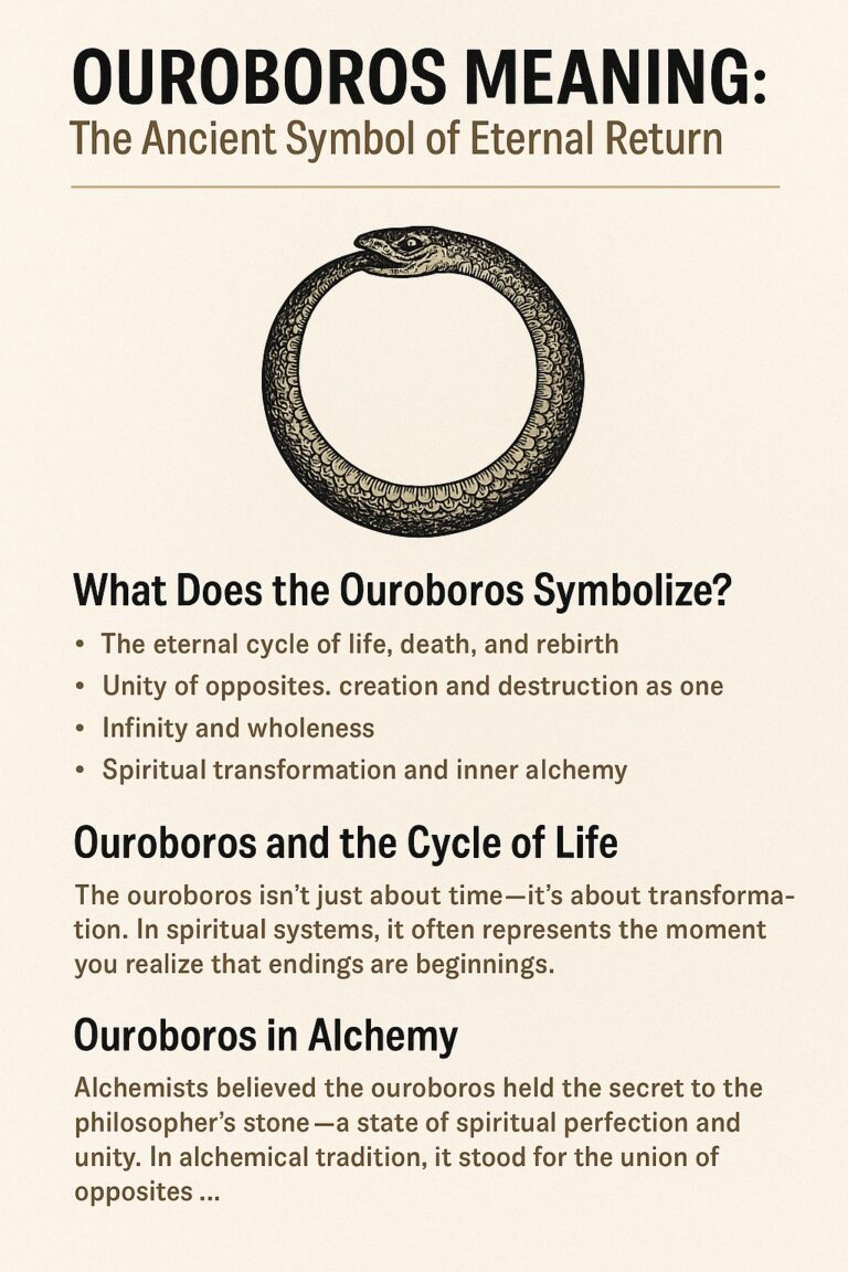 Ouroboros Meaning: Snake Eating Its Own Tail Symbol Explained